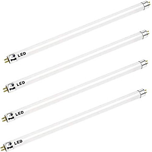 4 Pack T5 12 Inch LED F8T5DL LED Replacement F8T5 LED 5 Watts 530 Lumens Daylight White 6500K 120V F8 T5 Pack of 4 Bulbs