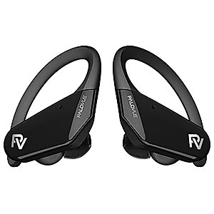 PALOVUE Wireless Earbuds Bluetooth 5.2 Headphones CVC8.0 Noise Cancelling Earbuds for Sport Sweatproof Wireless Earphones, 4 Mic for Clearer Call, Deep Bass Stereo in-Ear Headphones, Fast Pair