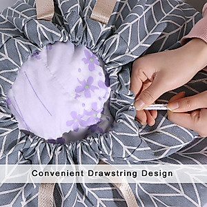 Extra Large Laundry Bag with Drawstring and Handle, Heavy Duty Travel Dirty Clothes Bag for Laundromat and Household, Durable Rip-Stop Laundry Hamper Liner, 22 Patterns(28 x 40 Inch) by SANFERGE