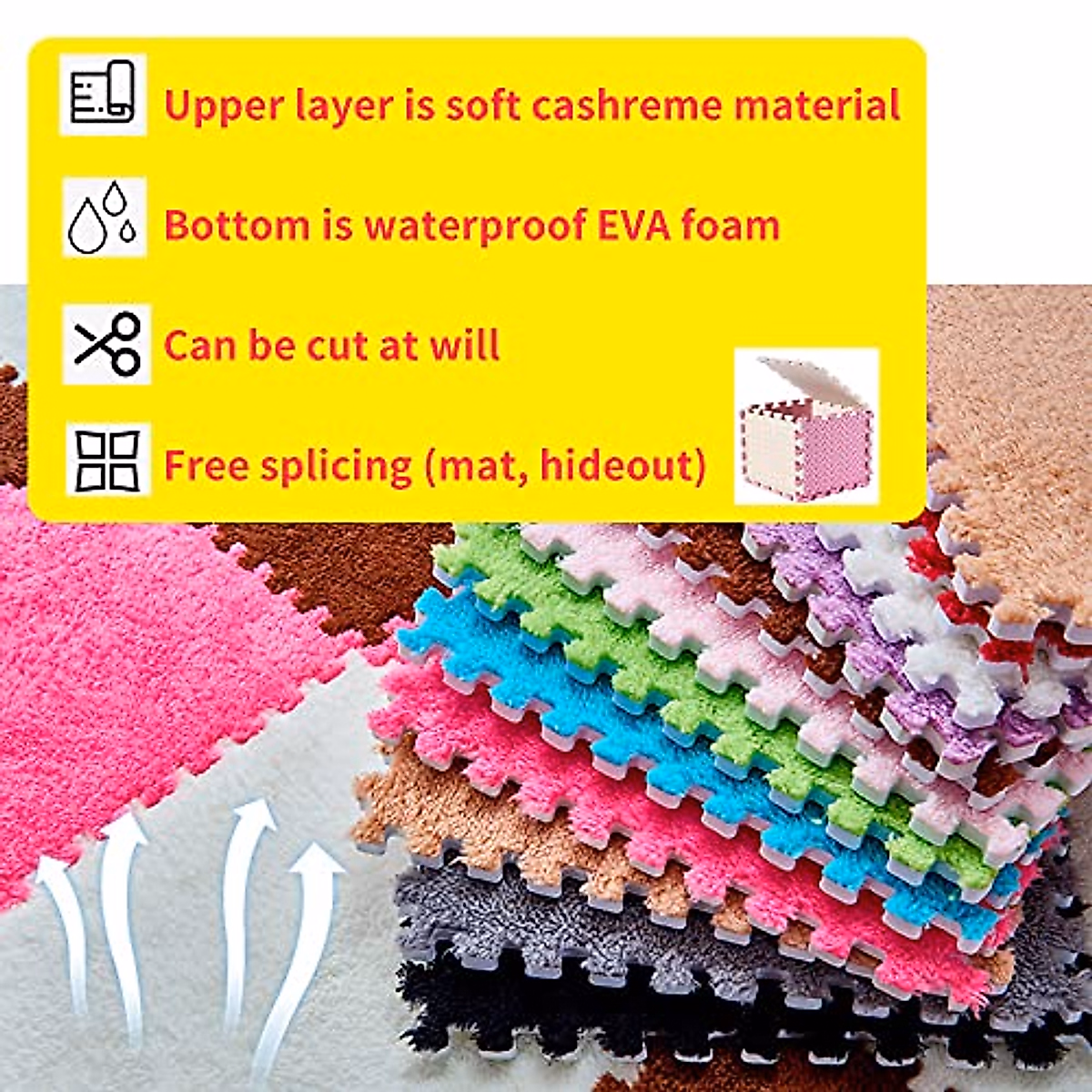 Oncpcare 10Pcs 11” x 11” Guinea Pig Pads Washable, Reusable Guinea Pig Fleece Cage Liners, Soft Warm Rabbit Sleep Mat Blanket Bed (Grey)