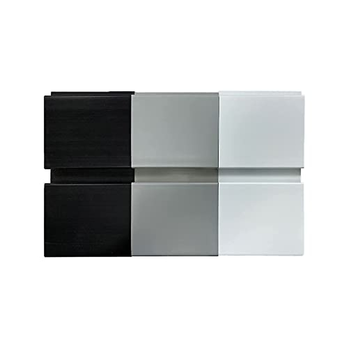 Slatwall Panel Garage Wall Organizer: Heavy Duty Wall Mounted PVC Wall Rack, Interlocking Slat Wall Paneling for Garage Wall Storage, Slatwall Board, Slatwall Shelves System - 3 Color Samples