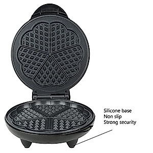 Waffle Maker, Fast Heating 1200W Compact Non Stick ABS Waffle Maker for Restaurant (US Plug 110V)