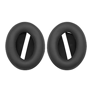 kwmobile TPU Silicone Covers Compatible with Bose Noise Cancelling 700 / NC700 (Set of 2) - Headphone Cover - Black