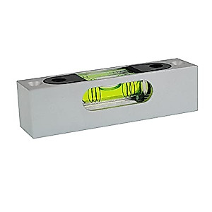 Metal high precision strip type adjustable level small level ruler rectangular horizontal bubble (green magnetic)