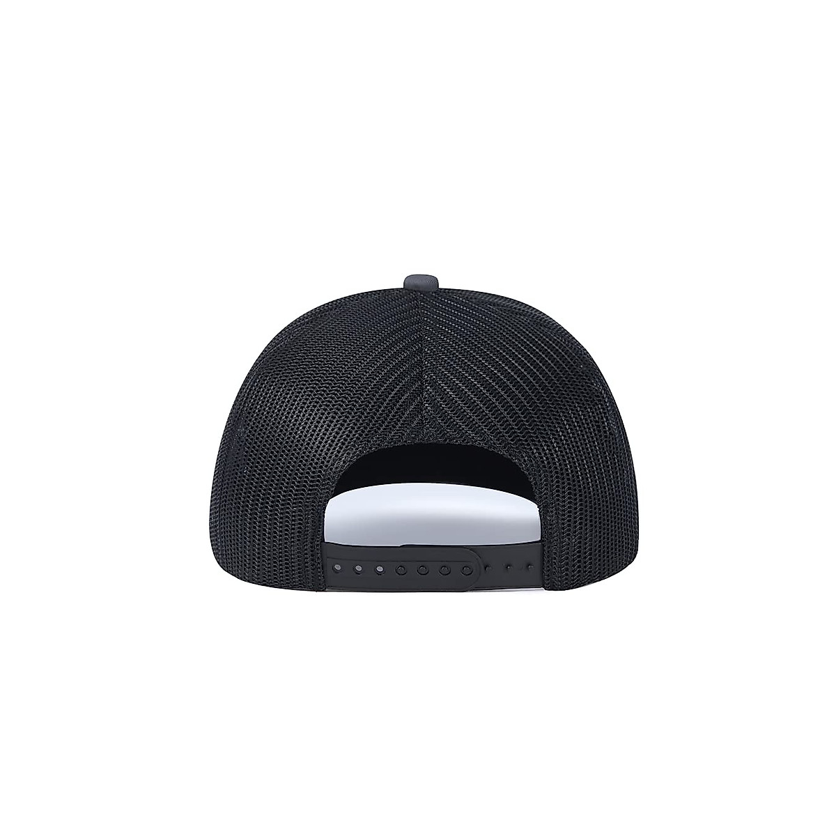 112 Trucker Cap Custom Personalized Embroider Logo/Text Dad Baseball Hats for Men & Women Strap Closure for Grandpa Gifts Daryk-Grey-Black