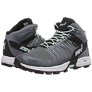 Inov-8 Women's Roclite G 345 GTX. Hiking Boot, Grey/Mint, 8