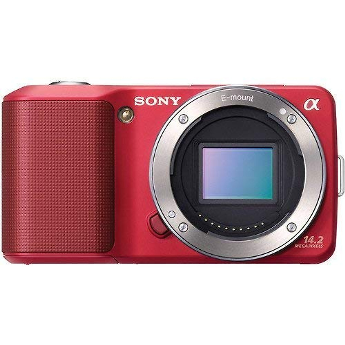 Sony a (Alpha) NEX-3 14.2 MP Digital Camera - Red (Body Only)
