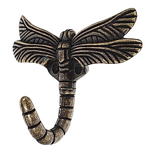 ABOOFAN Dragonfly Clothes Hook Decorative Hooks for Hanging Things Bathroom Towel Hooks for Wall Dragonfly Shape Hook Wall Hook for Kitchen Decorative Wall Hook Wall Hanging Hooks Key Hook