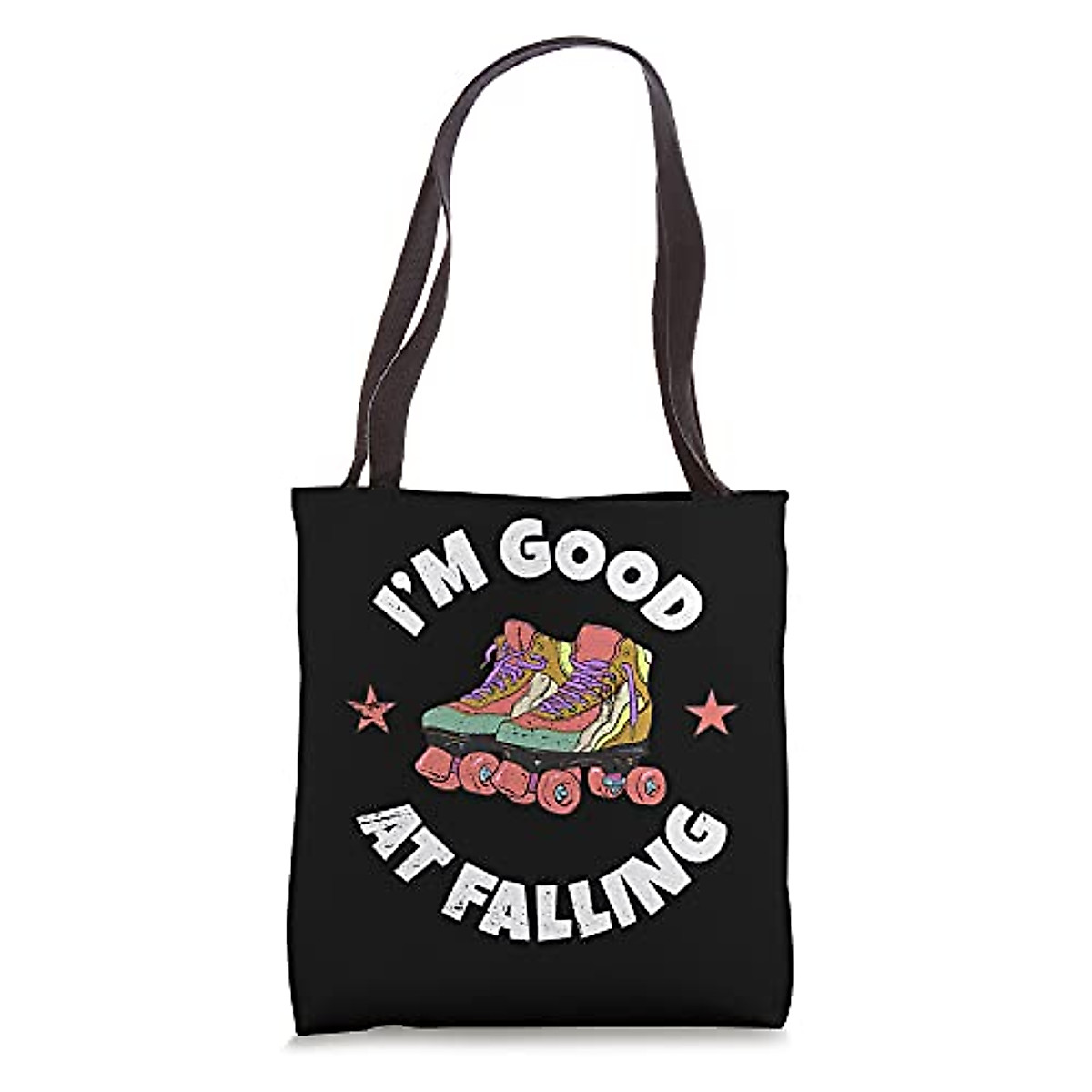 I'm Good At Falling Funny Roller Derby Tote Bag