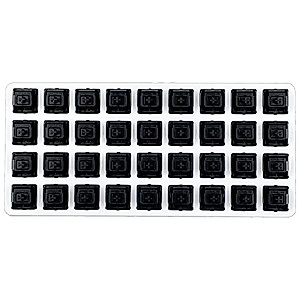 Gateron Oil King Switch Pre Lubed 5 Pin Linear Switch for Mechanical Gaming Keyboard Switch (72 PCS)