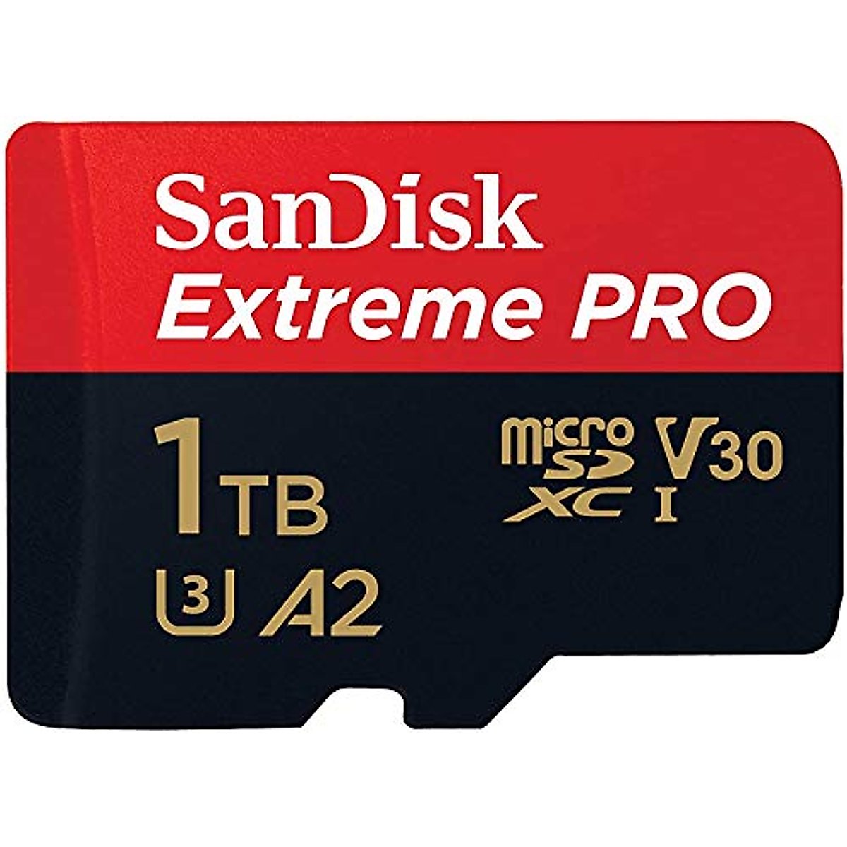 SanDisk 1TB Extreme Pro MicroSD Memory Card with Adapter Works with GoPro Hero 9, Hero 8, Max 360 - U3 V30 4K A2 Class 10 (SDSQXCZ-1T00-GN6MA) Bundle with 1 Everything But Stromboli Micro Card Reader