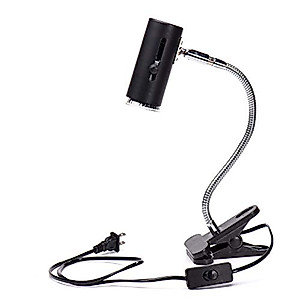 CALPALMY 25W Reptile UVA/UVB Lamp - with Lengthened Adjustable Feature | Adjustable Stand - for Bird Lizard Turtle Snake Aquarium Habitat Heat Lamps & Light Bulbs - 2-Pack