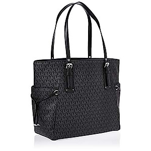 Michael Kors Voyager East/West Signature Tote One Size (Black)
