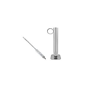 Tap My Trees Maple Syrup Hydrometer - Tap My Trees Sap Hydrometer Test Cup Kit -Maple Sugaring Equipment - Stainless Steel Hydrometer Test Jar - Maple Sugaring Starter Kit - Maple Syrup Taps