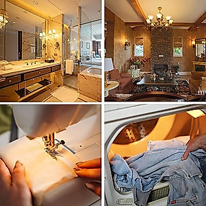 Fglyniy Candelabra LED Light Bulbs, E12 Candelabra Bulb 40 watt Equivalent,4W Warm White 3000K, Small Candelabra Bulbs Dimmable,Ceiling Fan Bulbs,Wall Sconces,Christmas Lighting.(Pack fo 5)