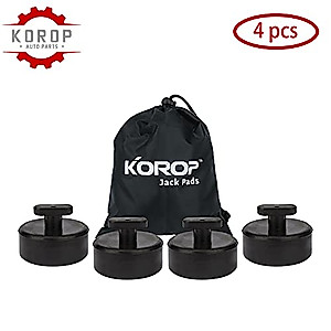 Lifting Jack Pad (4pcs) Compatible with Chevy Corvette C5 C6 C7, Rubber Lift Point Adapter Jack Pucks with Storage Bag