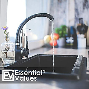 Kitchen Sink Stopper (#STP-PL) - Black Plastic Sink Plug Drain Stopper - Replacement Garbage Disposal Stopper | Kitchen Sink Drain for Kohler, Insinkerator, & Waste King