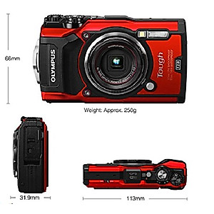 OLYMPUS TG-5 Red 12 million pixel CMOS F2.0 15m waterproof 100kgf load-bearing GPS + electronic compass and built-in Wi-Fi TG-5 RED(Japan Import-No Warranty)