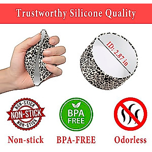 2Pcs Protective Silicone Boot For Stanley Quencher Tumbler 30 oz 40 oz & IceFlow 20oz 30oz & Hydro Flask Water Bottle 12-24oz & Simple Modern 40 oz Tumbler- Cup Bottom Sleeve - Stanley Cup Accessories