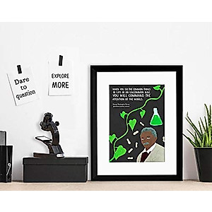 STEM Scientists and Mathematicians Inspirational Quote 8 Poster Set. Fine Art Paper, Laminated, or Framed. Multiple Sizes Available for Home, Office, or School.