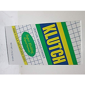 Klutch Denture Adhesive Powder - 1.75 Oz(Pack of 6)