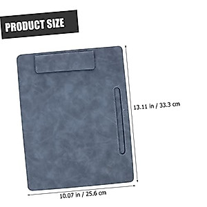 Ciieeo 4pcs Folder Board Exam Paper Base Folder Organizer Paper clipboard Office Clip Boards Stationery Document Holder Metal clipboard Clips Paper File Base pu Business a4 Splint