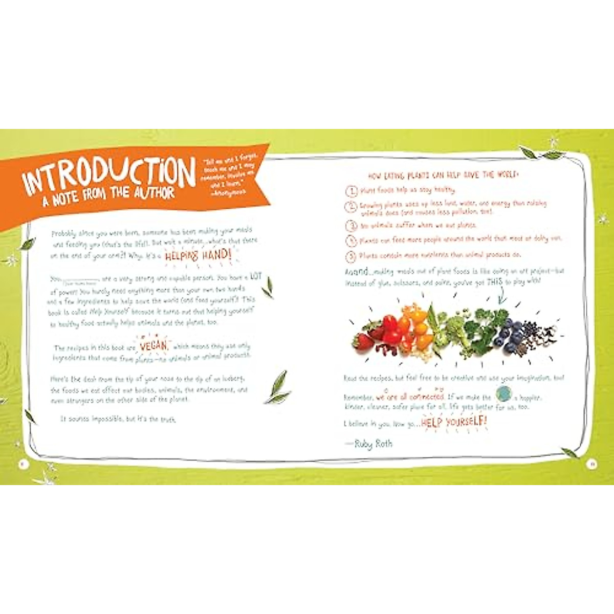 The Help Yourself Cookbook for Kids: 60 Easy Plant-Based Recipes Kids Can Make to Stay Healthy and Save the Earth