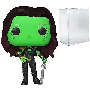 POP Marvel: What If? - Gamora Daughter of Thanos Funko Pop! Vinyl Figure (Bundled with Compatible Pop Box Protector Case), Multicolored, 3.75 inches