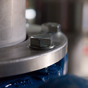 Juvielich 2Pcs Hex Bolt M12x100mm-1.75mm Pitch 3.94 inch Length 304 Stainless Steel Fully Threaded Hex Tap Bolts Hex Head Screw Bolts Silver Tone