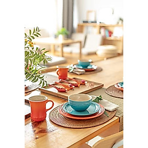 Le Creuset Stoneware Tea Mug, 14 oz., Flame