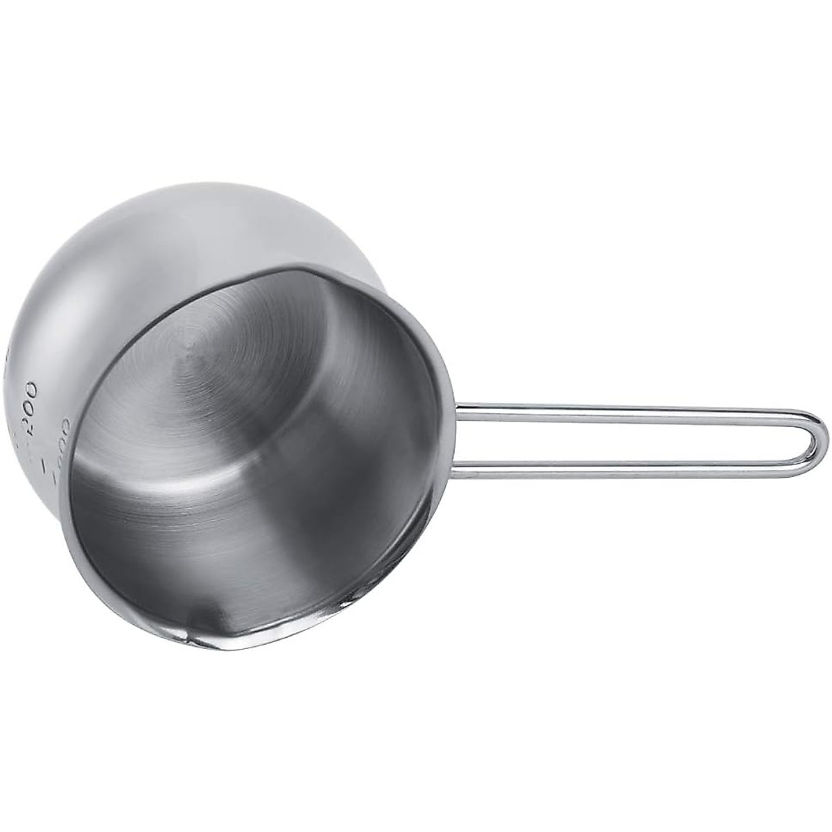 Haofy Stainless Steel Milk Pot, Butter Cheese Chocolate Melting Pot, Coffee Warming Pot with Dual Pour Spout, Small Saucepan, Kitchen Cooking Baking Pot for Melting Chocolate Butter