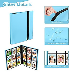 432 Pockets Photo Album for Fujifilm Instax Mini Camera, Polaroid Mini Camera, for Fujifilm Instax Mini 11 12 9 8 7+ Instant Camera (Blue)