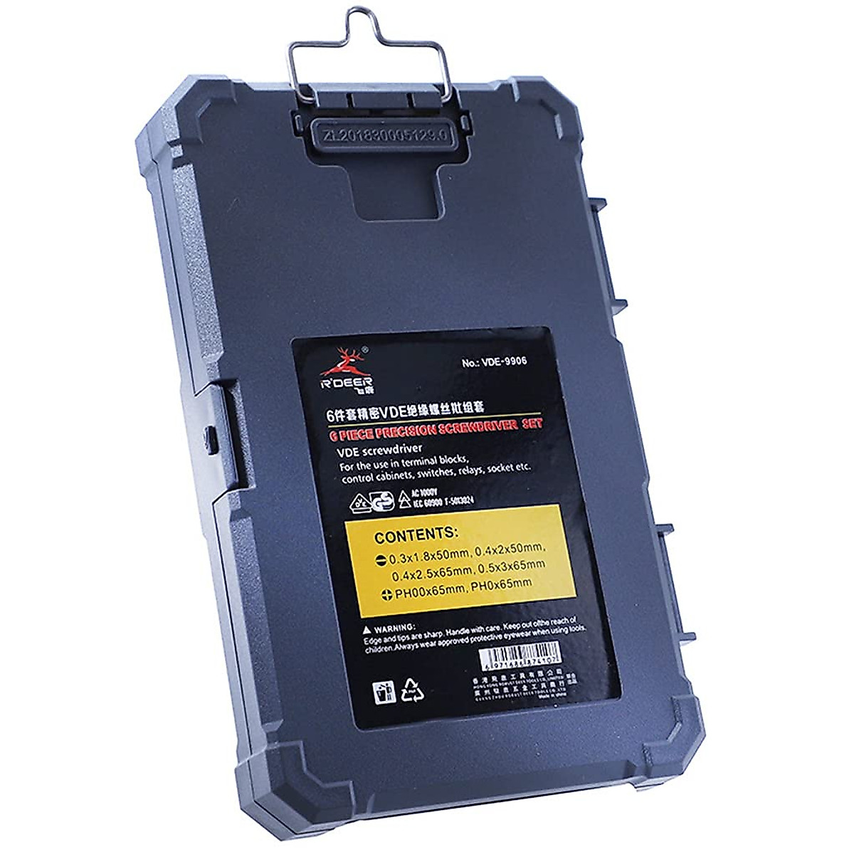 Screwdriver Set 1000V 6 Pieces Screwdrivers Insulating Screwdriver Kit 1000V Slotted Screw Screwdriver Sets Electrician Screwdriver Set