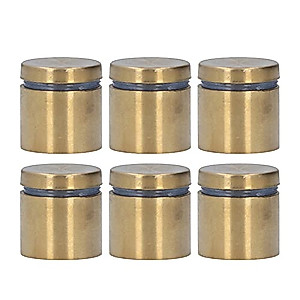 Wall Standoff Mounts, 12 Sets Stable and Reliable Advertising Screws Kit with Expansion Tubes for Photo Frame Hanging for Glass Mounting