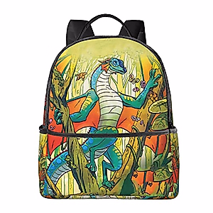 Wings-Of Fire Poster Lightweight Daypack Backpack Student School Bag Shoulders Satchel Bookbag Knapsack