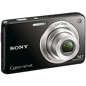 Sony Cyber-Shot DSC-W560 14.1 MP Digital Still Camera with Carl Zeiss Vario-Tessar 4x Wide-Angle Optical Zoom Lens and 3.0-inch LCD (Black)