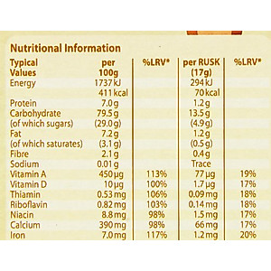 Heinz Farley Rusks, Biscuits For Baby's & Toddlers, 5.3-Ounce Boxes (Pack of 6)