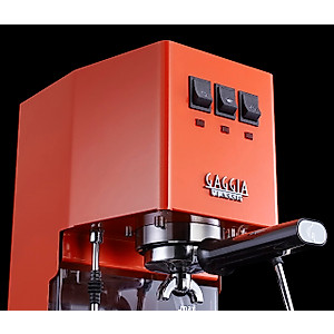 Gaggia RI9380/53 Classic Evo Pro Espresso Machine, Lobster Red, Small