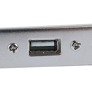 uxcell 2 Ports USB 2.0 Hub to 9 Pin Header Motherboard Rear Panel Expansion Bracket Mainboard Extender Brackets Cable for Desktop PC Computer Case