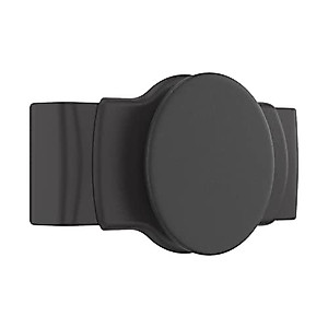 PopSockets Phone Grip Slide for Phones and Cases, Sliding Phone Grip with Expanding Kickstand, Square Edges - Black
