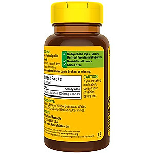 Vitamin B12 1000 mcg Softgels, 90 Count for Metabolic Health