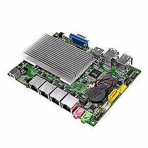 Qotom DIY Firewall/Router/VPN Appliance/Gateway Device/DHCP Server/DNS Server, 4X 2.5G LAN, RS-232, Core i5-4200U, 8GB RAM 64GB SSD WiFi