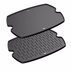 7582 Cooking Griddle for Weber Q100 Q1200 Q1400 Q120 Q1000 Gas Grills, 50060001 51060001 52020001,BBQ Accessories for Weber Baby Q, Cast Iron,1 Pack