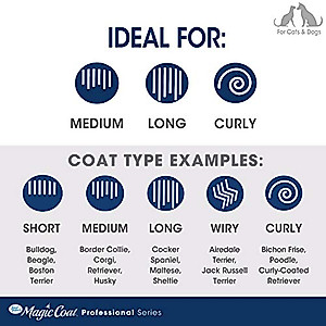 Four Paws Magic Coat Professional Series Grooming Brushes for Dogs & Cats l Trimmers, Nail Clippers, & Brushes Dog & Cat