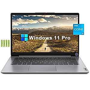 Lenovo [Windows 11 Pro Ideapad 1i 14" HD Business Laptop Computer, 12th Gen Intel 6-Core i3-1215U, 20GB RAM, 1TB PCIe SSD, Fingerprint Reader, Wi-Fi, Bluetooth 5, HDMI, w/Battery