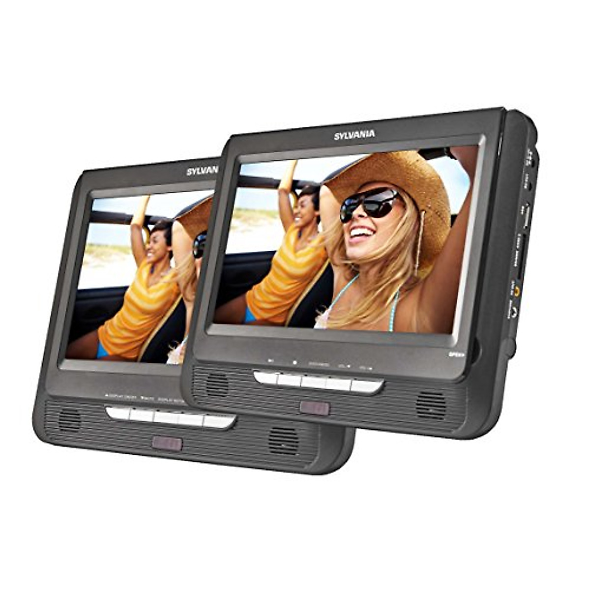 Sylvania SDVD9957 Portable DVD Player with Dual 9" Screen (Black)