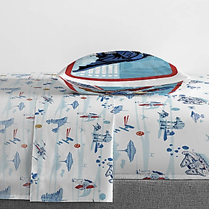 Jay Franco Star Wars Empire Strikes Back 40th Anniversary Twin XL Sheet Set - 3 Piece Set Super Soft and Cozy Kid’s Bedding Features Darth Vader - Fade Resistant Microfiber Sheets