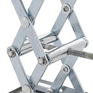 RXZIXYL Adjustable Lifting Stand Display Table Woodworking Lifter Jack for RC Crawler Car TRX4 SCX10 Wraith RR10 Arrma Kraton Losi LMT (100x100mm)