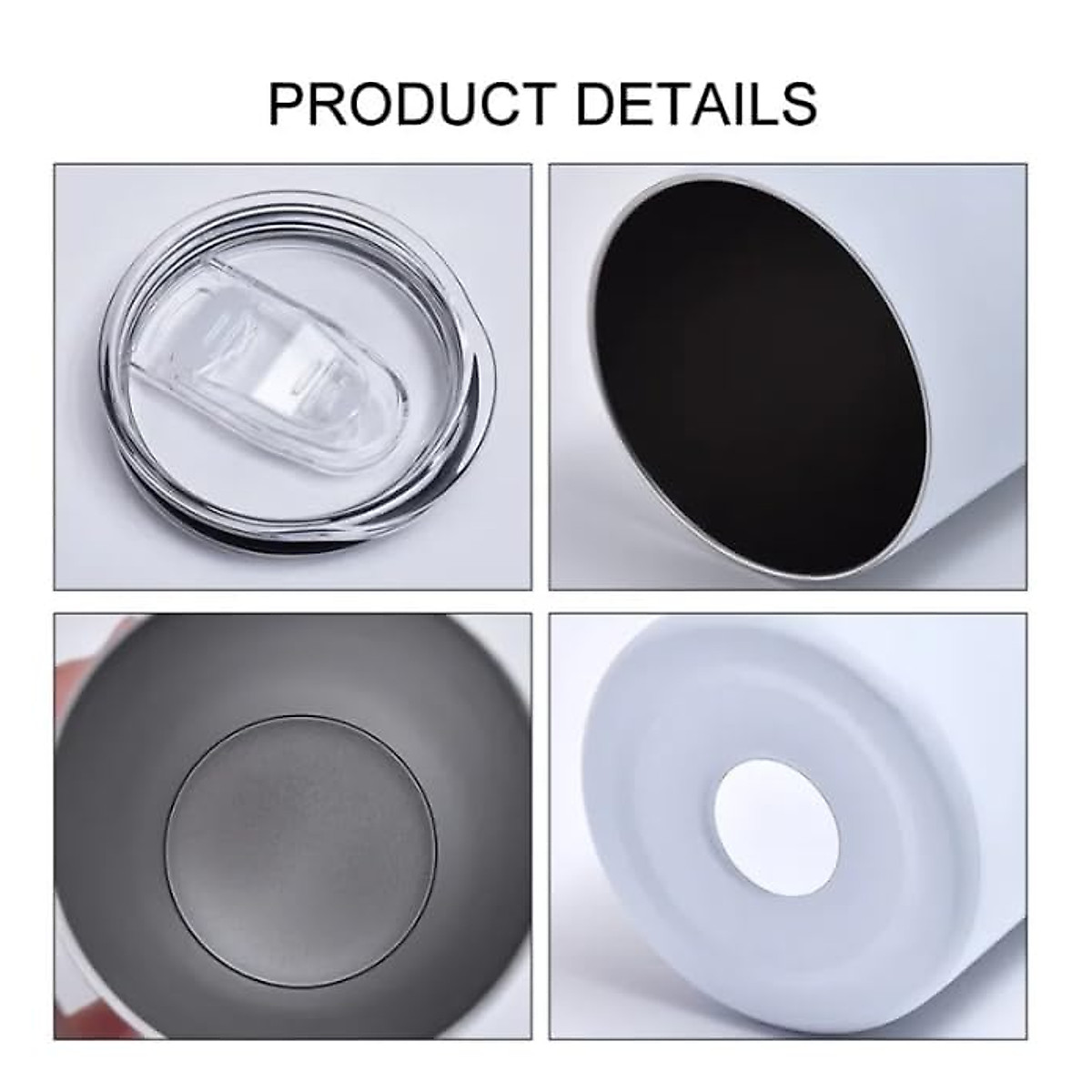 AGH 25 Pack Sublimation Tumbler Blanks with Lid and Straw,20 OZ Straight Stainless Steel Skinny Straight Sublimation Tumbler Cups