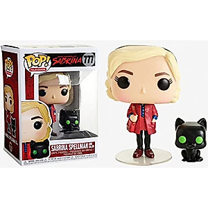 Funko POP The Chilling Adventures of Sabrina - Sabrina Spellman with Salem Pop! Vinyl Figure (Includes Compatible Pop Box Protector Case)